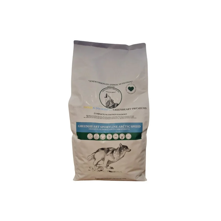 Croquettes Greenheart-Premiums au poulet pour chien très sportif